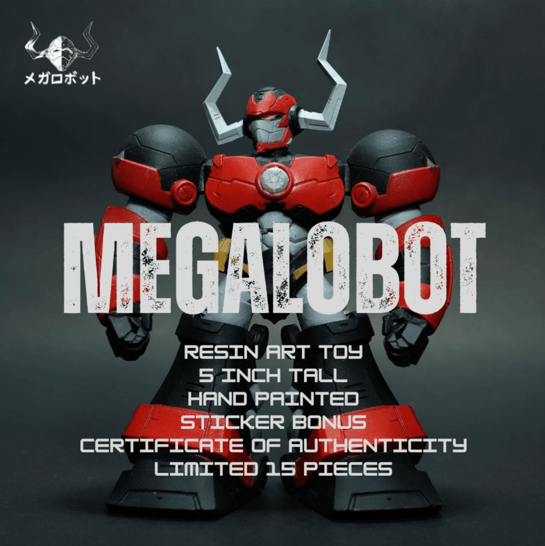 MEGALOBOT a new resin art toy from KillerKomik — Tenacious Toys®