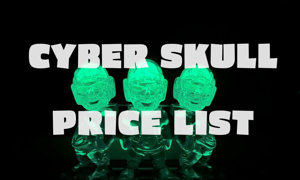RLUX Cyberskull Custom Show Price List - Tenacious Toys®