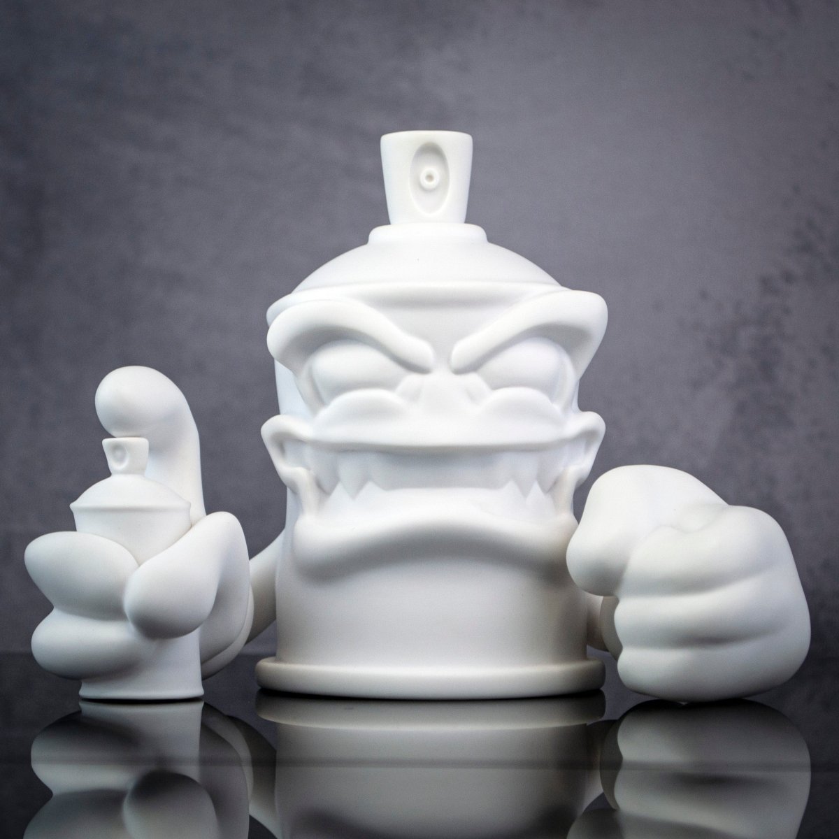 KRUSH THE KAN 5 inch DIY WHITE VINYL FIGURE — Tenacious Toys®