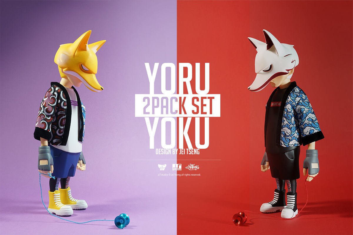 Yoku and Yoru Figures | Vinyl 2-Piece Set | Tenacious Toys®